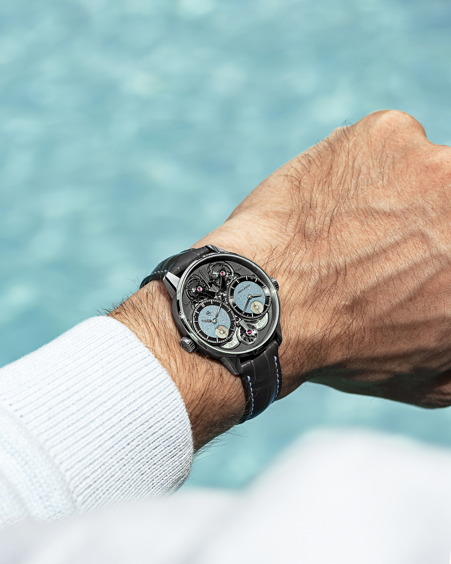 Armin Strom Dual Time GMT Resonance First Edition | Limited 18K White ...
